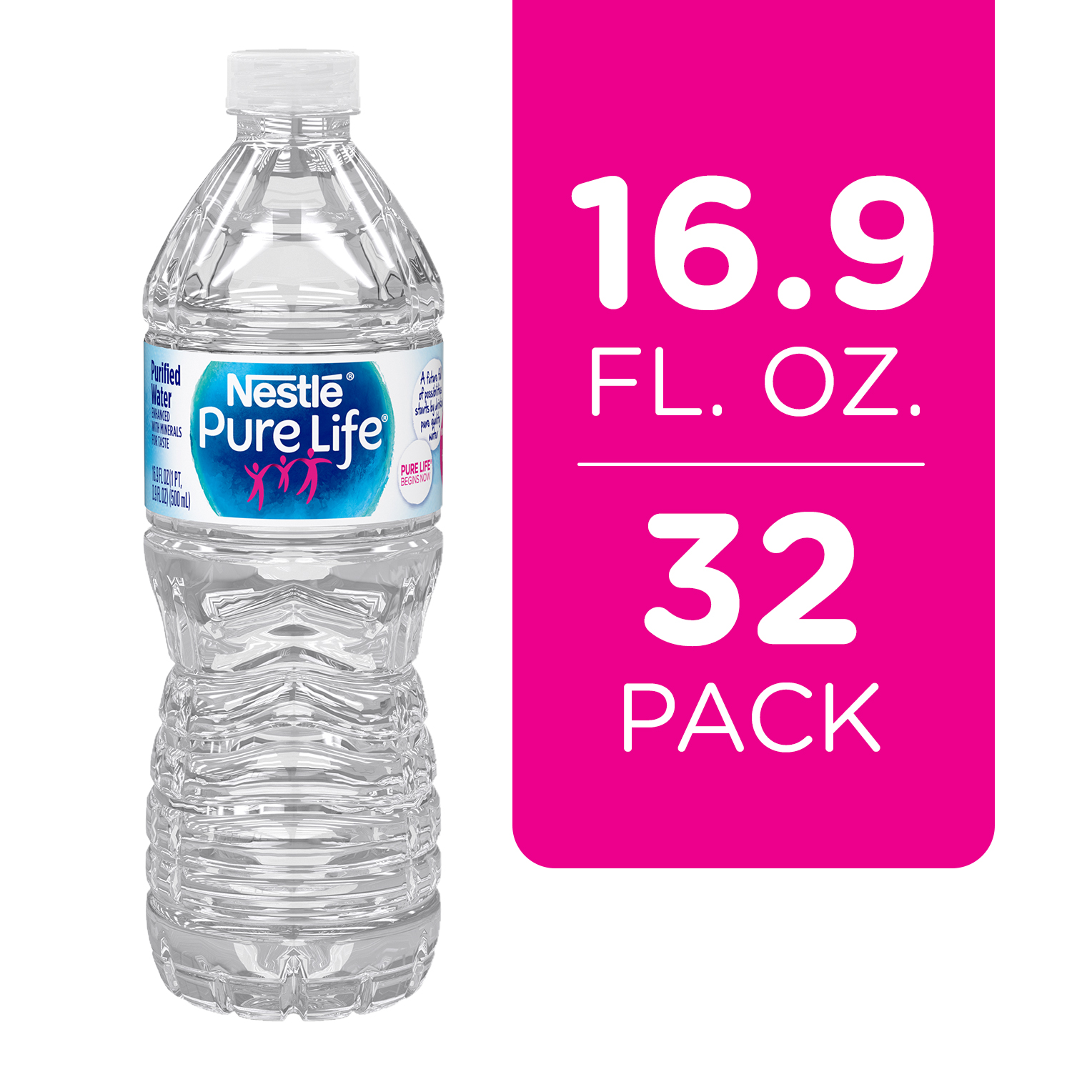 Nestle Pure Life Purified Water 16 9 Fl Oz Plastic Bottled Water Nestle Pure Life Purified Water 16 9 Fl Oz Plastic Bottled Water