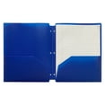 Basics Plastic 3 Hole Punch Folders With 2 Pockets 8.5 X 11 Inches ... Basics Plastic 3 Hole Punch Folders With 2 Pockets 8.5 X 11 Inches ...