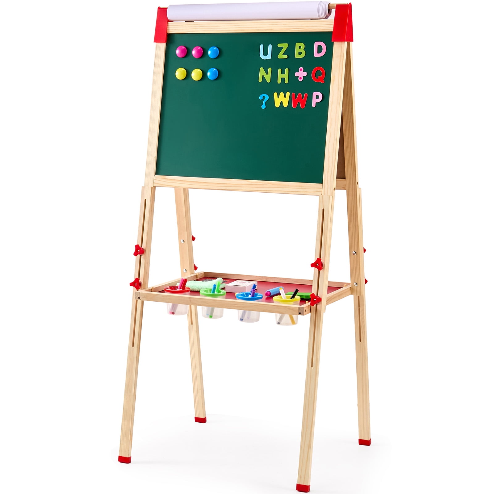 Click here for Kffkff Art Easel For Kids  3-In-1 Wooden Double-Si... prices