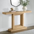 Alaterre Furniture Pismo Solid Wood Console Table - 56 Inch Modern ...