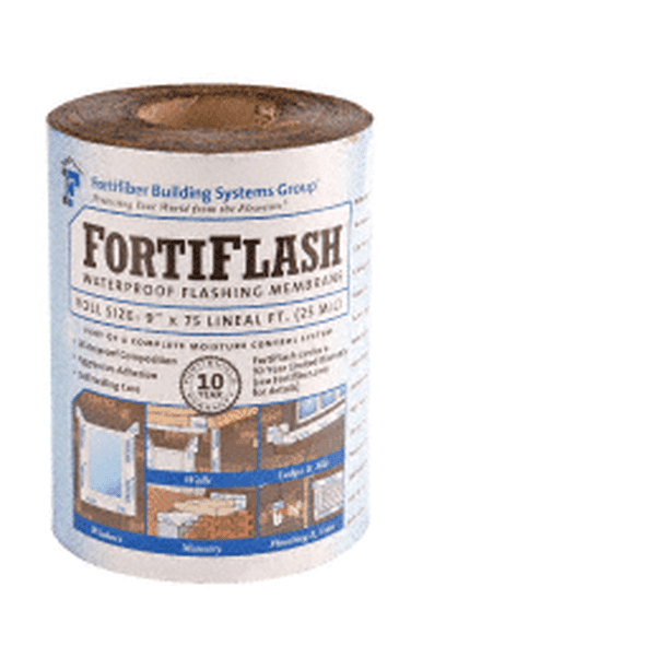 FortiFlash M706040 40 mil 12" x 75' Fortifiber Waterproof Flashing ...
