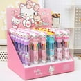 Sanrio 36pcs 10colors Kawaii Kuromi Melody Hello Kitty Cartoon Ball Pen ...