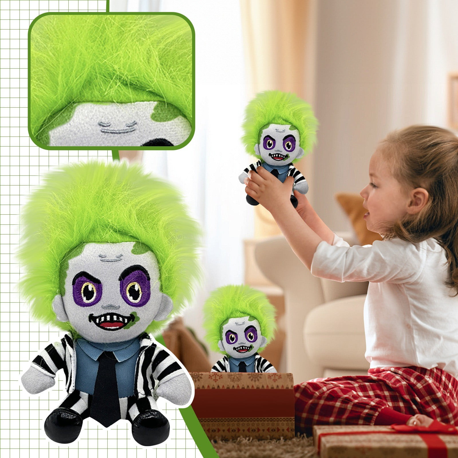 Click here for Supbessel Beetlejuices 2 Plush Toy  Horror Beetlej... prices