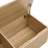 Modway Render Storage Bench in Oak - Walmart.com