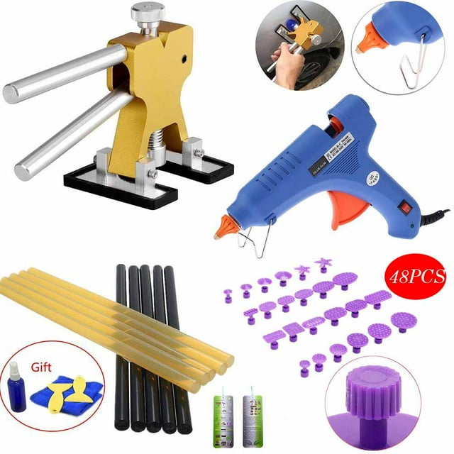Paintless Dent Repair Set Dent Lifter Hot Melt Glue Gun Pro Glue Stick ...