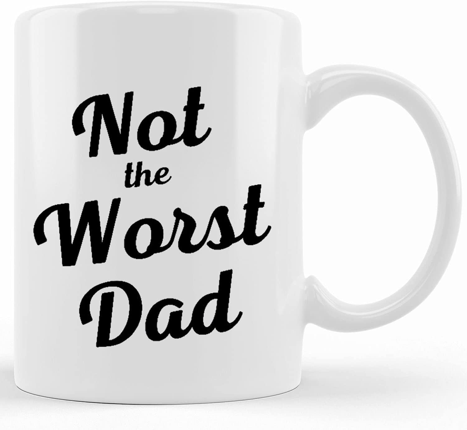 Not The Worst Dad Coffee Mug Happy Father's Day Mug Gag Gift For Dad ...