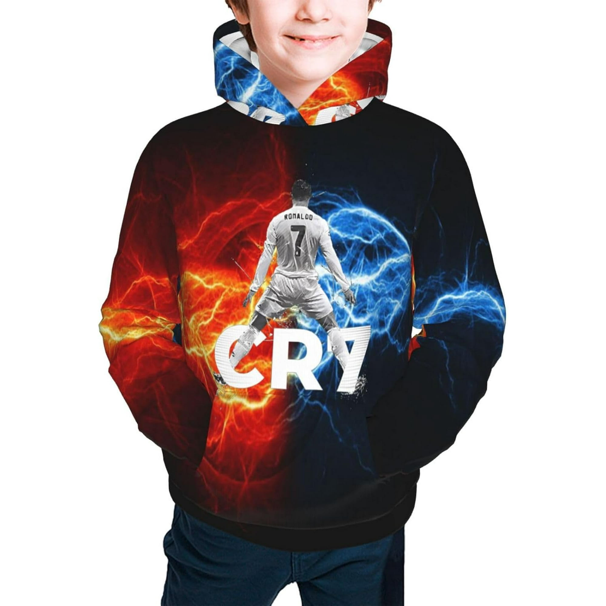 Click here for Meftishirgone Football #7 Ronaldo Unisex Youth Hoo... prices