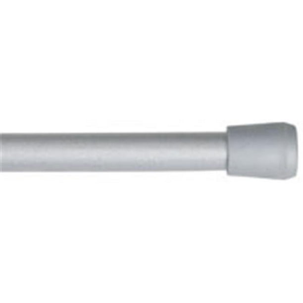 28-48 in. Pewter Tension Curtain Rod - Walmart.com - Walmart.com