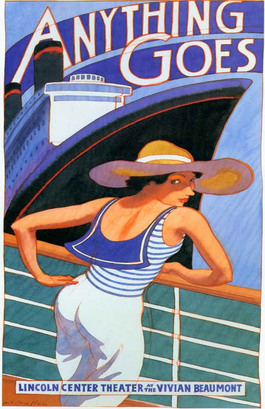 Anything Goes Broadway Poster