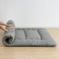 Thick Twin Size Japanese Futon Mattress Rollable Foldable Floor
