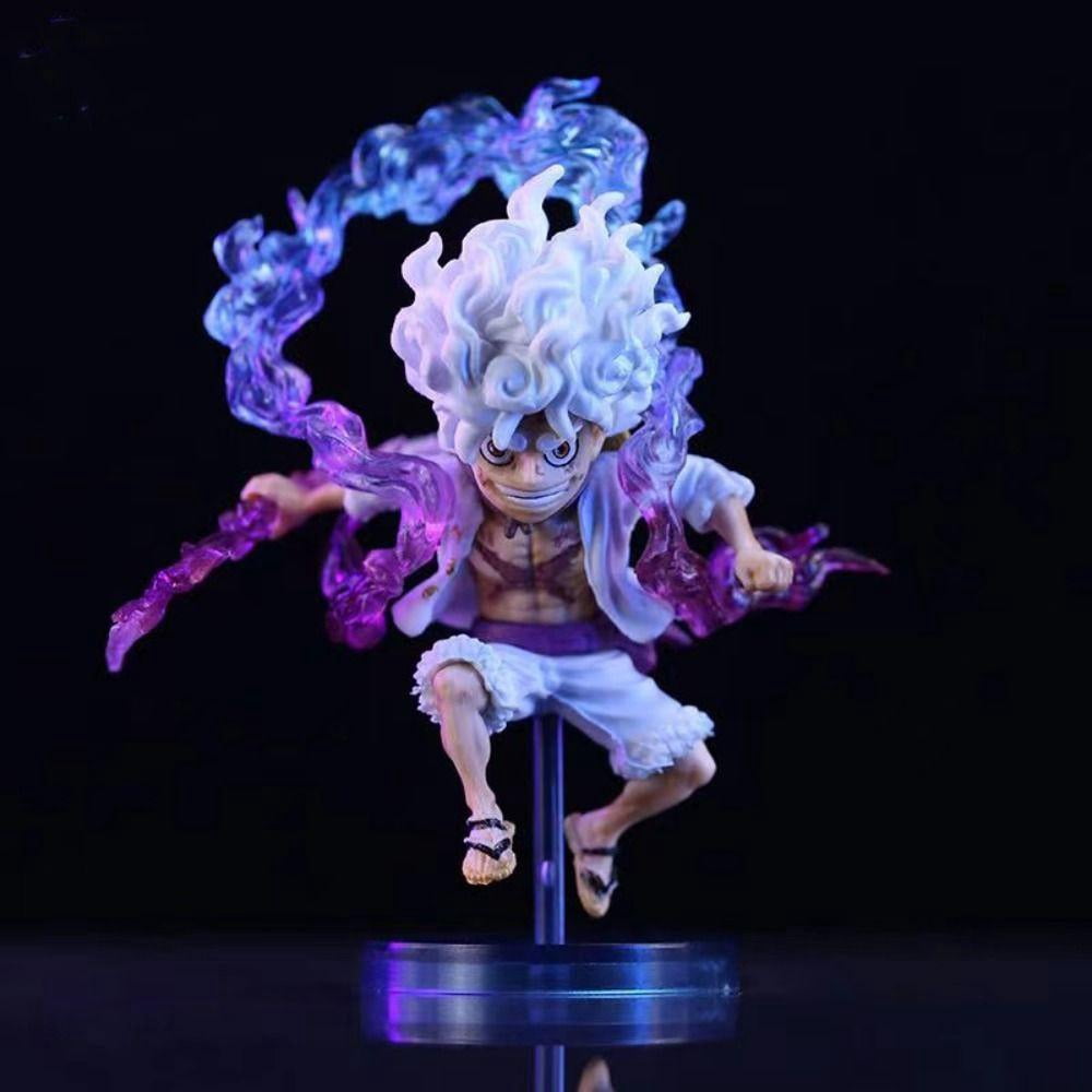 EVE01 Battle Luffy Gear 5 Figura De Acción , Anime De Estatua De Nika ...