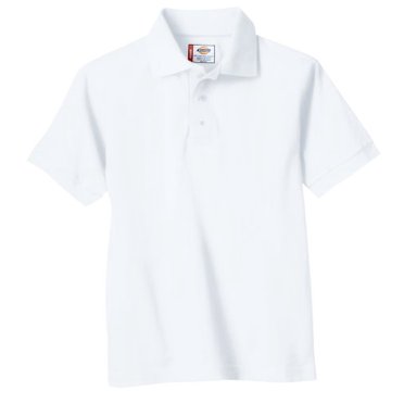 Hanes Boys School Uniform 4-18 EcoSmart Jersey Polo Shirt - Walmart.com
