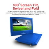 Ematic 9" Portable DVD Player with TV Tuner and Bluetooth, Blue ...