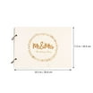 Global Printed Products Wedding Guest Book 9"x7" (White with Gold Foil ...