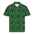CLOISE Casual Shirts for Men Short Sleeve St Patricks Day Big and Tall ...