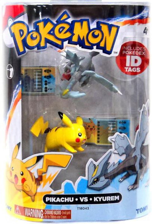Pokemon Black & White Basic Pikachu vs. Kyurem Figure 2-Pack - Walmart.com