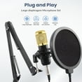 Podcast Microphone Equipment Bundle, Bm-800 Condenser Microphone with ...
