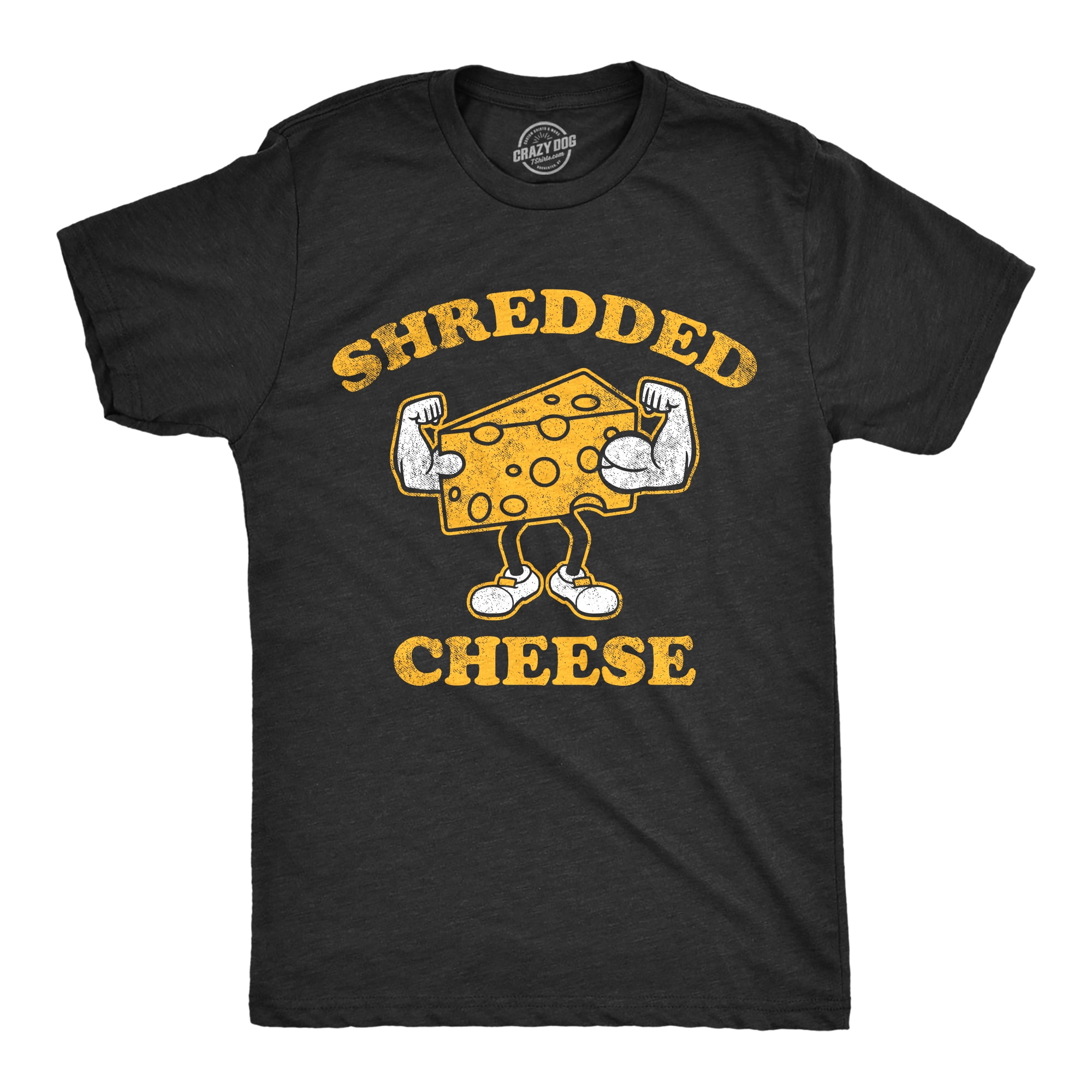 Click here for Crazy Dog T-Shirts Mens Shredded Cheese T Shirt Fu... prices