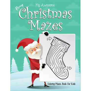 Christmas Activity Book for Kids Ages 4-8 : A Fun Kid Workbook Game For ...