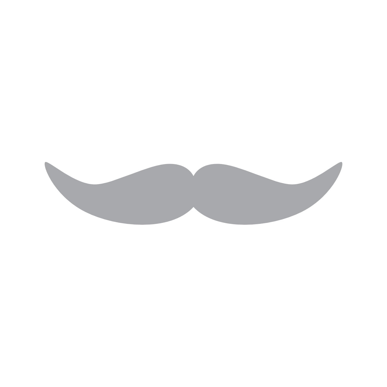 Mustache Sticker Decal Die Cut - Self Adhesive Vinyl - Weatherproof ...