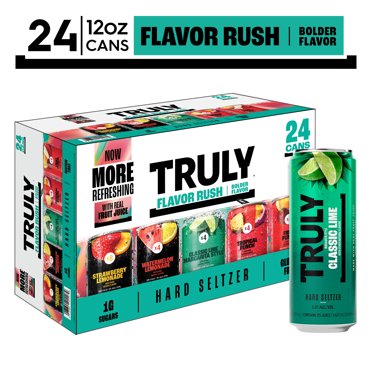 Truly Hard Seltzer Margarita Style Variety Pack, 12 Pack, 12 fl. oz ...