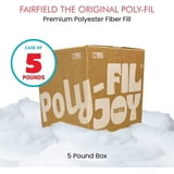 Poly-Fil® Premium Polyester Fiber Fill by Fairfield, 5 Pound Box ...