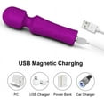 Mini Wand Massager Handheld Electric Personal Powerful Cordless Usb