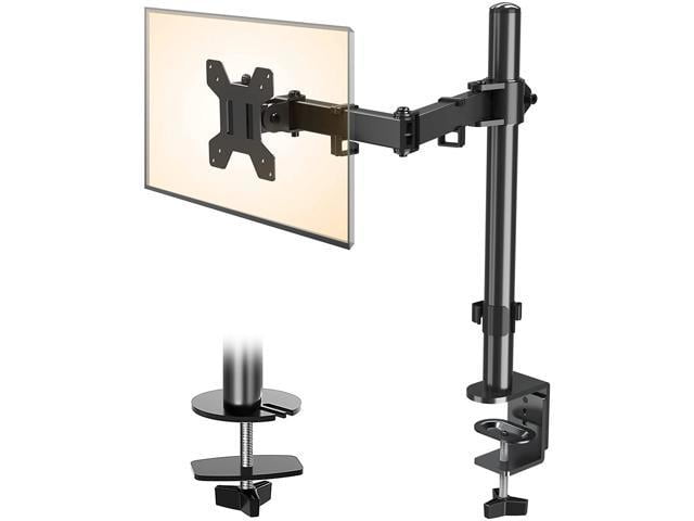 Single Monitor Desk Mount Stand, Fully Adjustable Computer Monitor ...