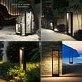 CD56 Low Voltage LED Rectangular Adjustable Bollard Light Landscape Pathway Lighting - Walmart.com
