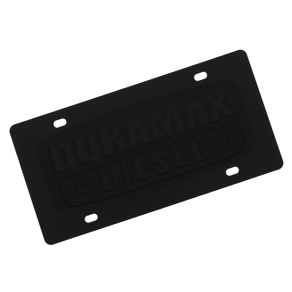 Chevy Duramax Diesel Logo License Plate (Carbon Black) - Walmart.com