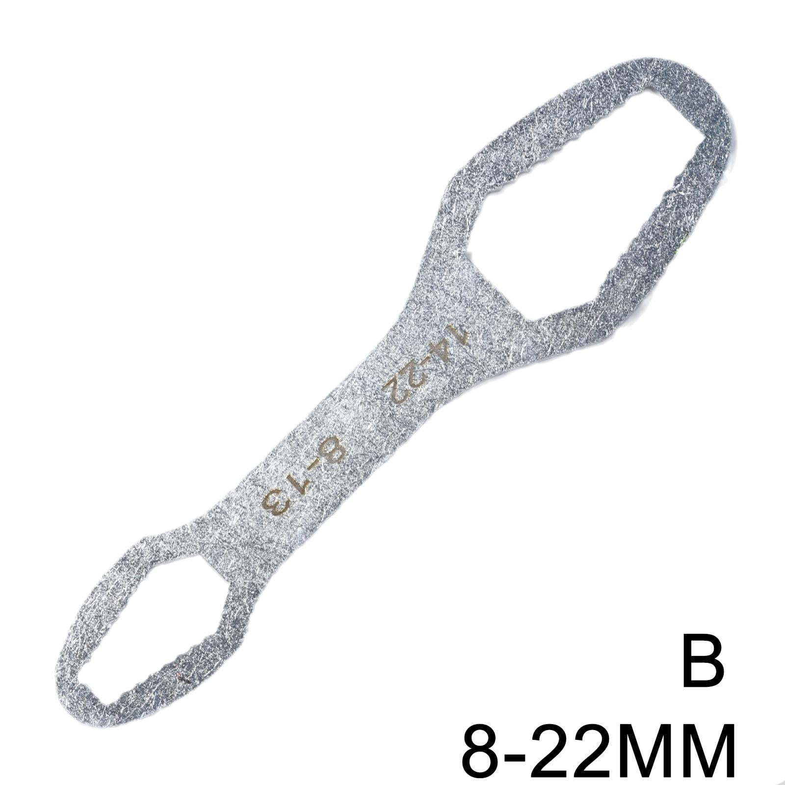 SHOUD Double-Ended Wrench,Universal Torx Wrench,8mm-22mm/3-17mm Self ...