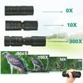 Super Telephoto Zoom Monoculars - 4K 10-300X40Mm Waterproof and Anti ...