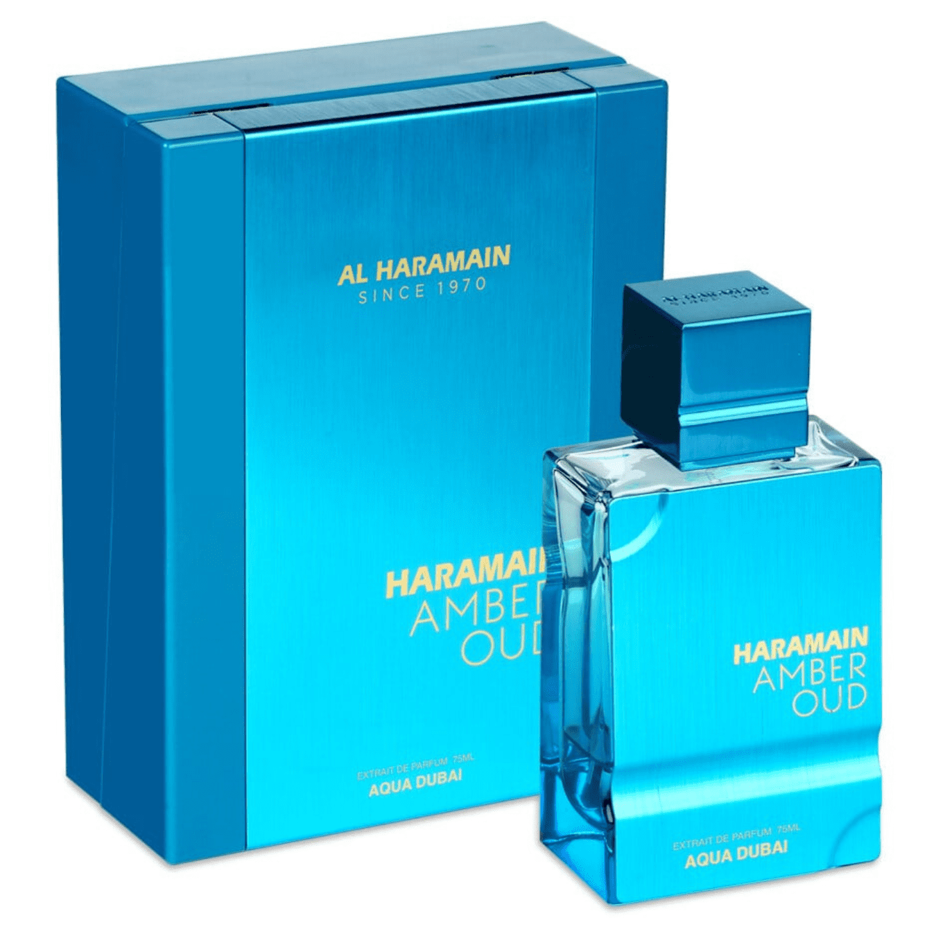 Perfume Al Haramain Amber Oud Aqua Dubai Edp 75ml Unisex | Bodega Aurrera en línea