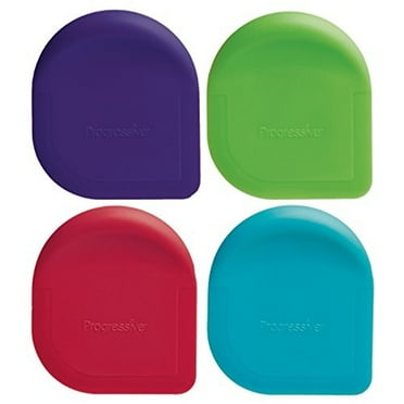 Norpro My Favorite Colored Scraper | Size 3" x 3" x .5" | 4-Count ...
