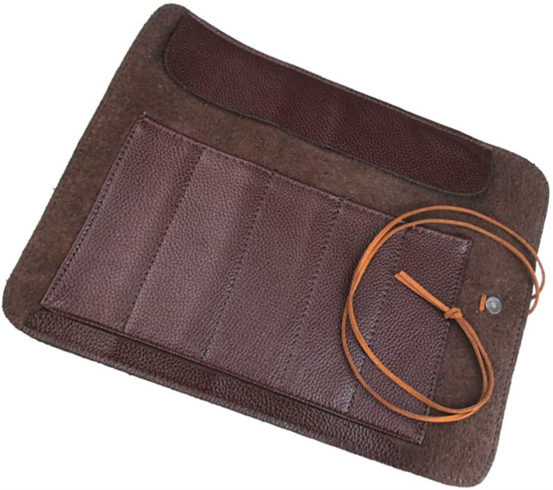 Tool Roll Holder Leather Tool Roll Up Pouch Rollable Roll- up Hanging ...