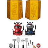 Ninja Bots 2-Pack, Hilarious Battling Robots (Red/Black) with 6 Weapons ...