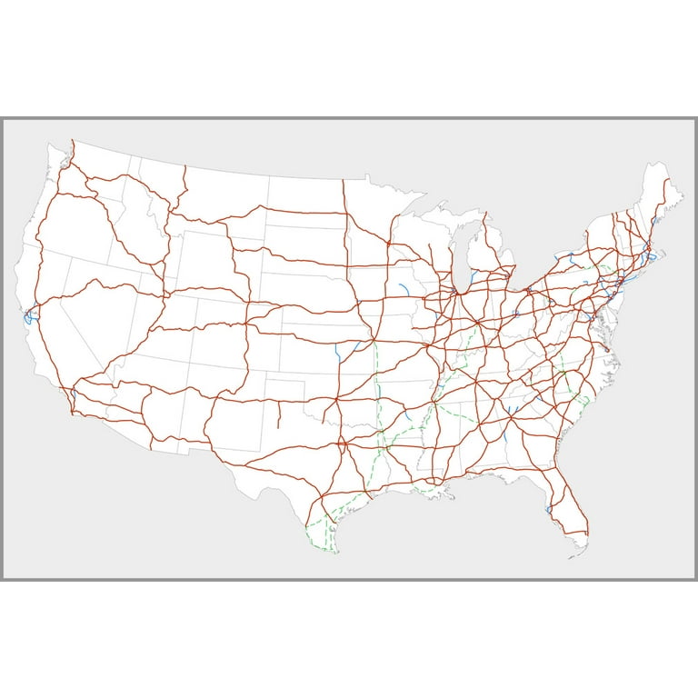 Us Interstate Highway Map