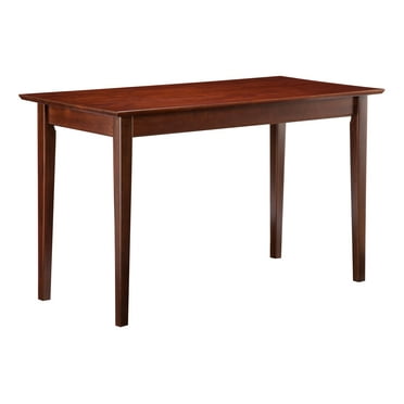 TMS Connection Computer Office Desk, Walnut and Black - Walmart.com