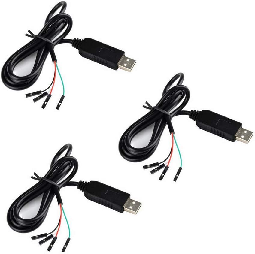 Treedix 3pcs USB to TTL Serial Cable Download Cable CH340 USB to Serial ...