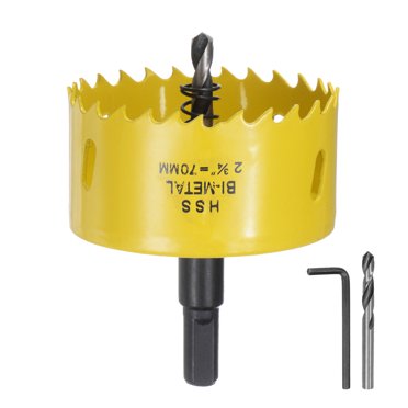 Hole Saw Guide - 6 Pack (1/8", 1/2”, 5/8") - Center, Cut, Enlarge Clean ...
