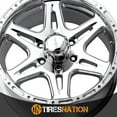 Ultra 208P Badlands 17x9 8x165.1 +12et Polished Wheel Fits select: 2006 ...