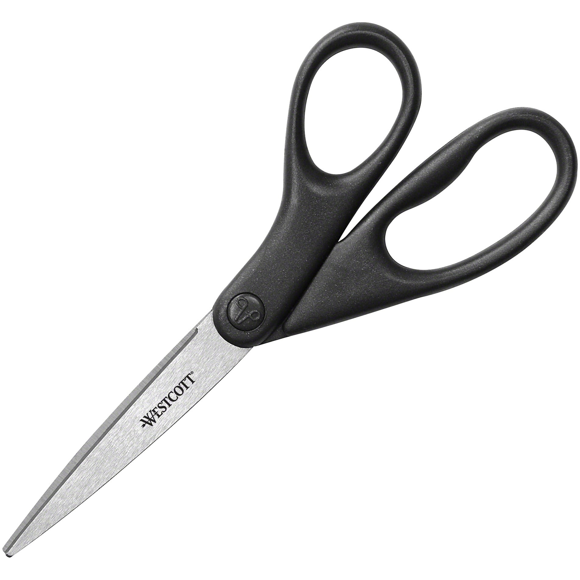 Westcott Design Line Stainless Steel Scissors, Metallic Black, 8" Long ...