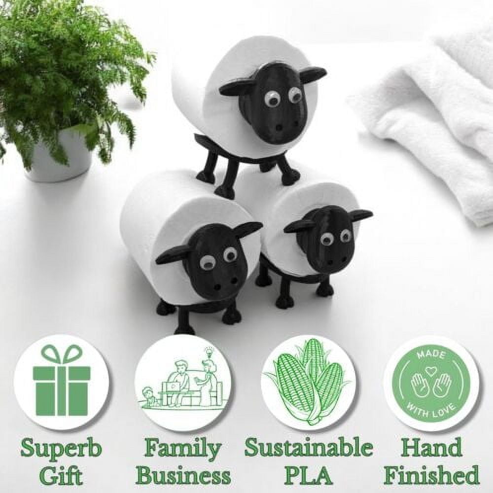 Click here for W-4548 Toilet Paper Roll Holder - Sheep - Set Of 3... prices