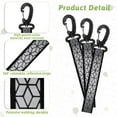 6 PCS Reflective Straps, Green Reflective Backpack Tags Bicycle ...