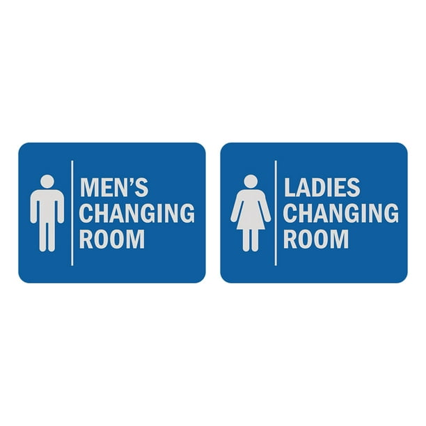 Signs ByLITA Classic Framed Men's Changing Room and Ladies Changing ...