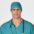 WonderWink Unisex Solid Scrub Cap, Back Tie Closure, Terry Sweatband ...