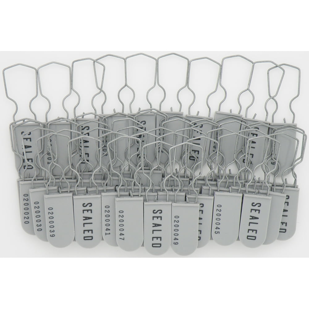 Plastic Wire Padlock Electric Meter Security Seals Sequentially ...