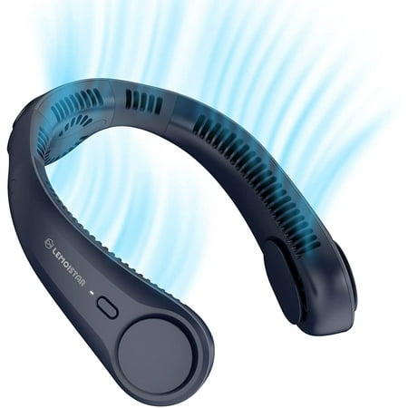 Portable Neck Fan, Hands Free Bladeless Fan, 5200mAh Battery Operated ...