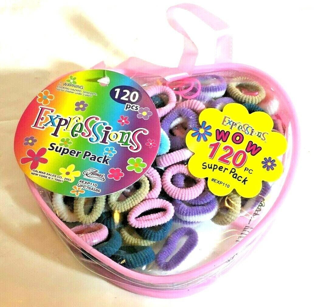 Expressions Super Pack 120 Piece Hair Accessory Pack - Walmart.com