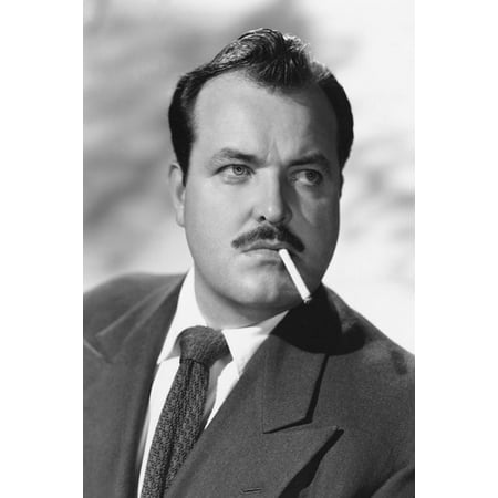 William Conrad B&w 24x36 Poster Pre- Cannon Young studio portrait with ...